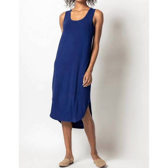Lilla P | Dresses | New Lilla P Easy Tank Dress In Cobalt | Poshmark